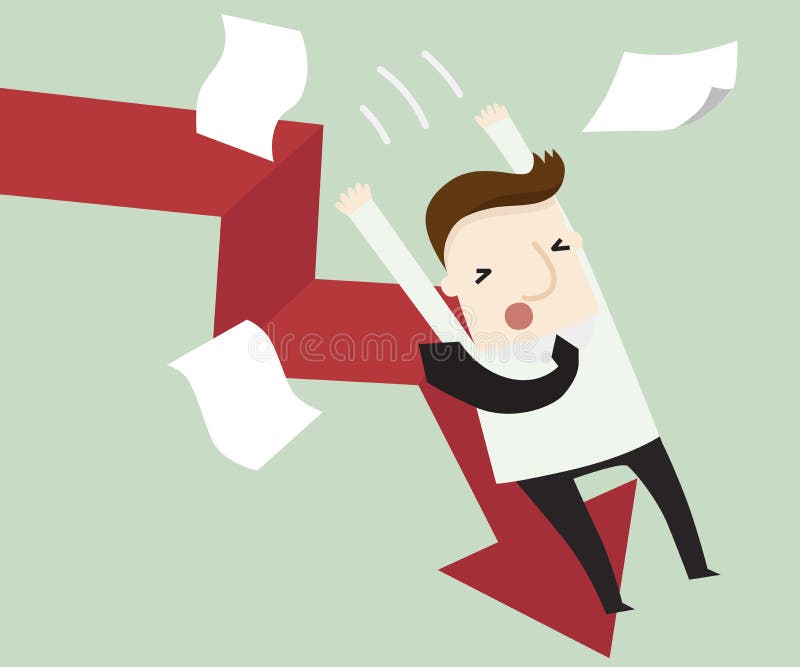 Sales decrease stock vector. Illustration of sales, sale - 71580932