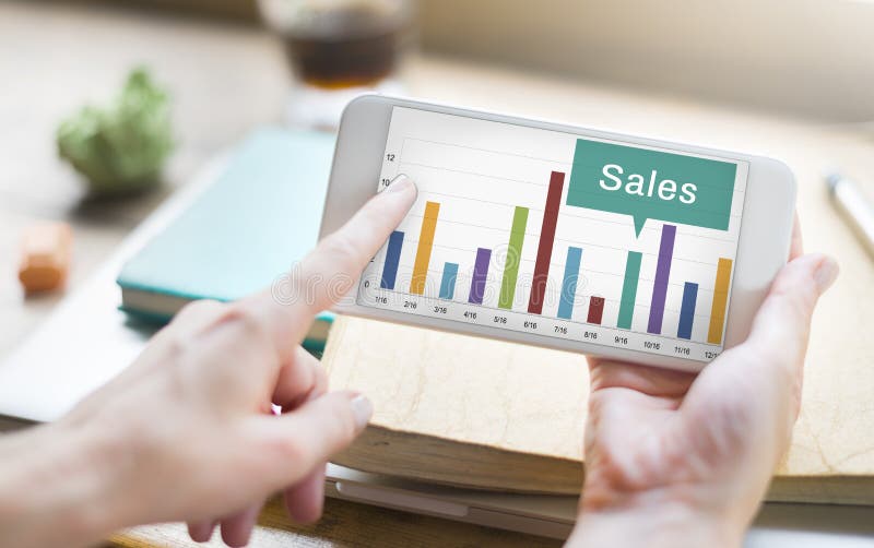 Sales Finance Selling Inventory Data Concept Stock Photo - Image of ...