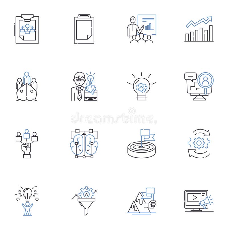 Sales Forecasting Line Icons Collection. Prediction, Analytics ... Sales Forecasting Line Icons Collection. Prediction, Analytics ...