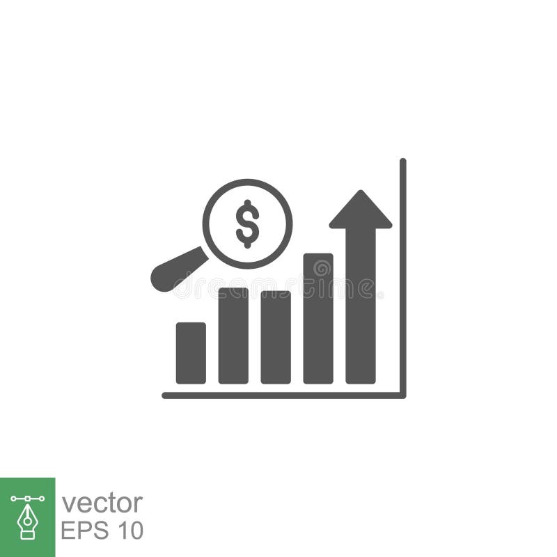 Sales Forecasting Outline Icon. Analytics Financial, Business Analysis ...