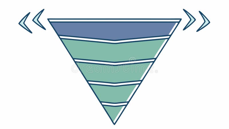 Sales Funnel with Downward Arrows, Conversion and Process, Vector Design Generative AI Stock ...