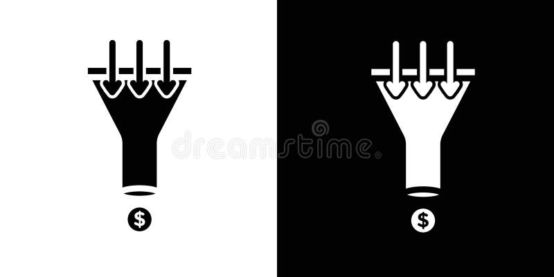 Sales Funnel Icon Isolated Flat Vector in Outline Stock Vector ...