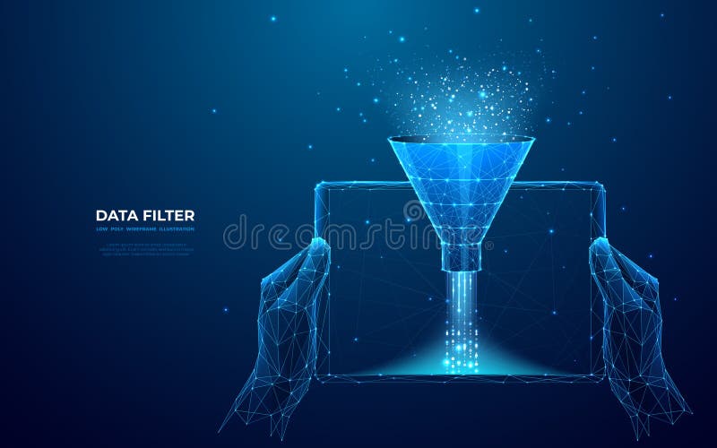 Sales Funnel on Tablet stock vector. Illustration of network - 291502352