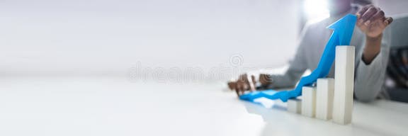 Sales Growth Chart Acceleration Stock Photo - Image of laptop, female ...