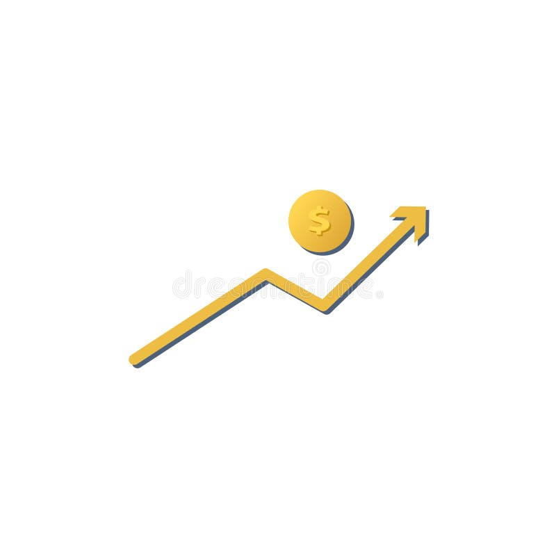 Sales Growth Chart Clipart. Sales Growth Chart Colorful Flat Icon Stock ...