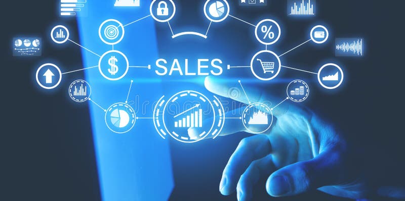 Sales Growth. Increase Sales. Graphs and Charts Stock Photo - Image of ...