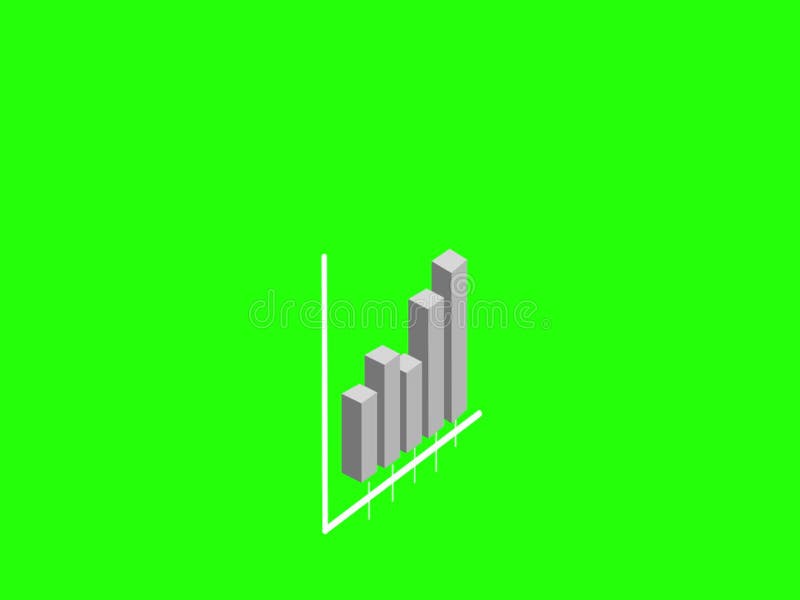 High Sales Growth Projection on a Graph Chart Stock Footage - Video of ...