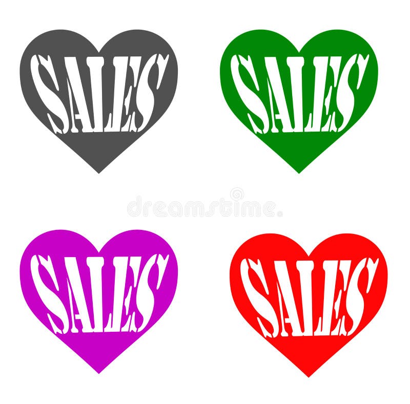 Sales hearts stock image. Image of commercial, love, creative - 50844577