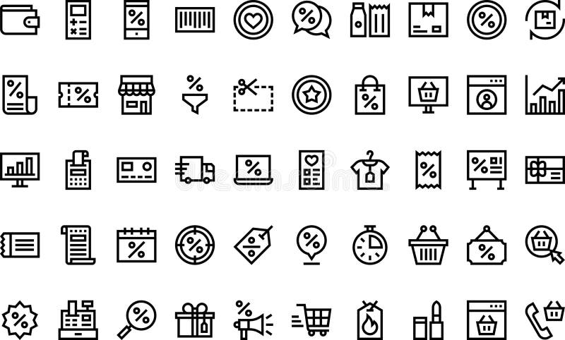 Sales Icons High-Quality Vector Icons Collection with Editable Stroke ...