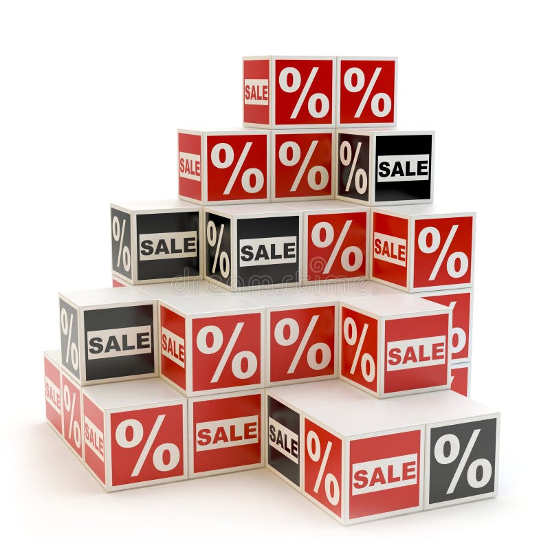 Sales Illustration, 3D Illustration Stock Illustration - Illustration ...