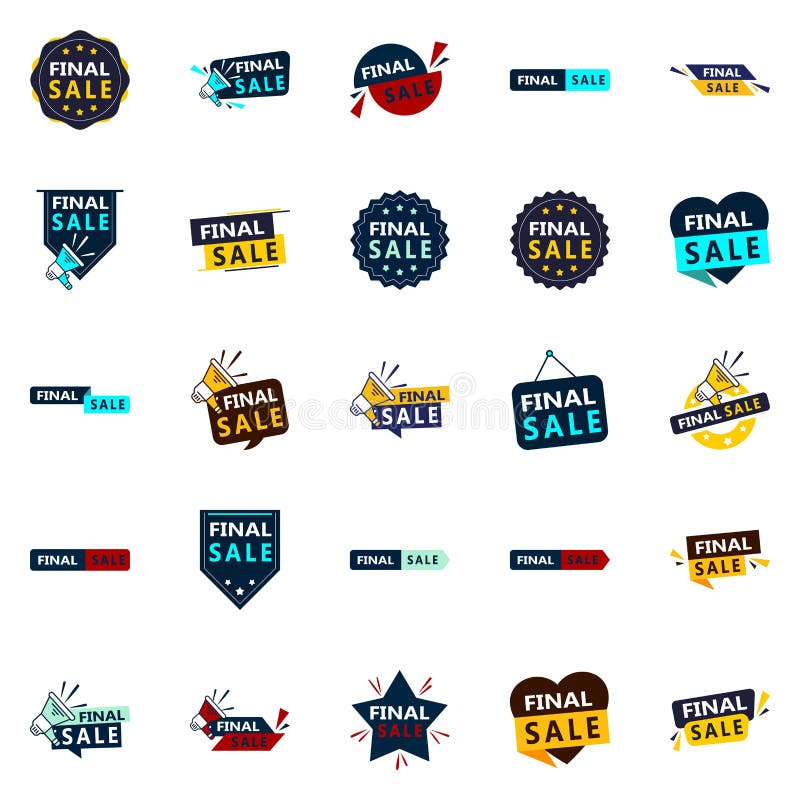 25 Sales-Increasing Final Sale Graphic Elements for Marketing Campaigns ...