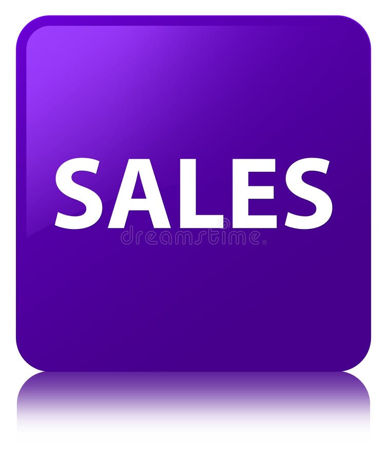 Sales purple square button stock illustration. Illustration of deal ...