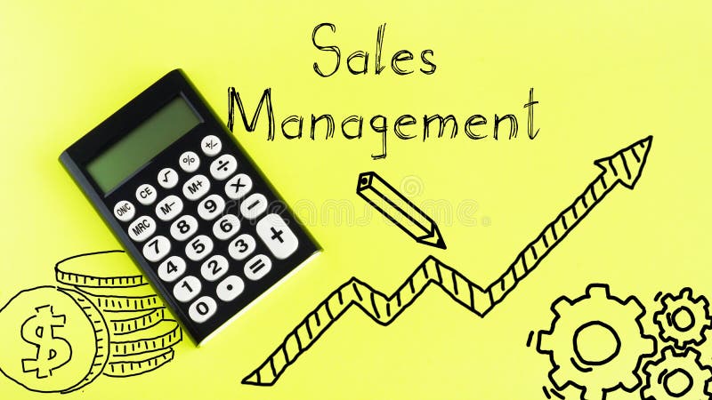 Sales Management is Shown on the Photo Using the Text Stock Photo ...