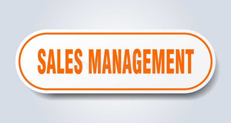 Sales management sticker. stock vector. Illustration of template ...