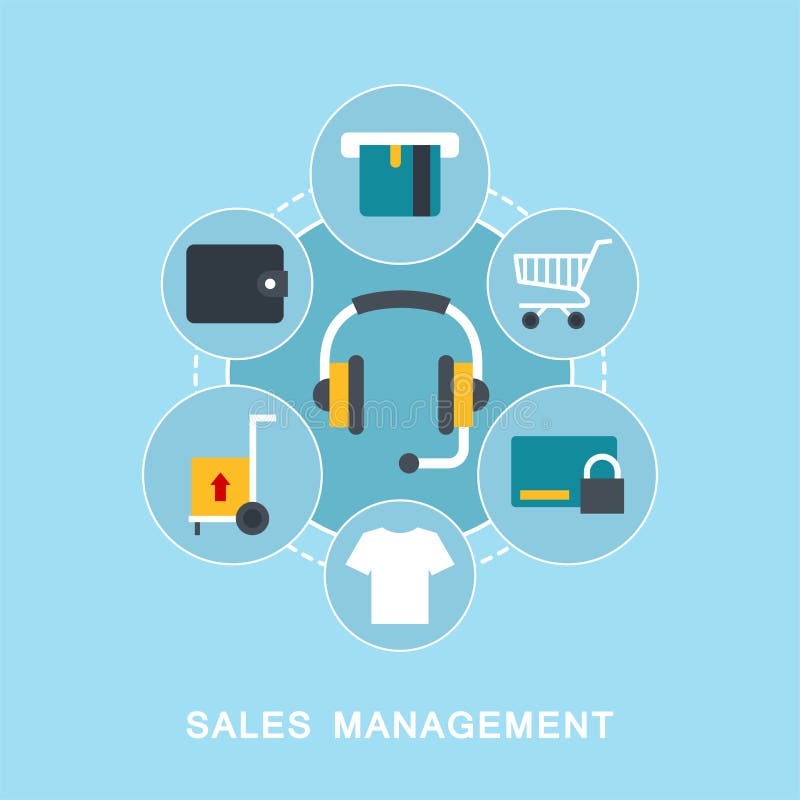 Sales management vector stock vector. Illustration of money - 71493160