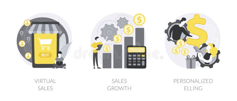 Sales Manager Abstract Concept Vector Illustrations. Stock Vector ...