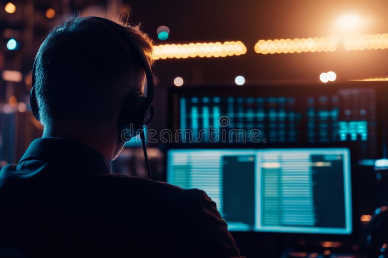 Sales Manager Conducts a Cold Call To a Potential Client, Utilizing a ...