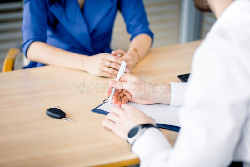 Sales Manager Writing Down Notes in Notebook with Pen Stock Image ...