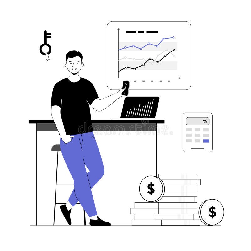 Sales Performance Concept. Money Growth Prediction and Progress Report ...