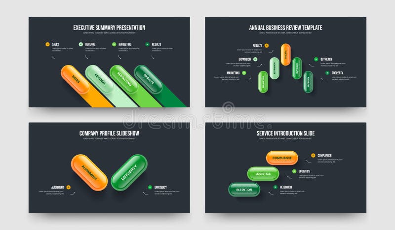 Sales Performance 4 5 2 3 Element Infographic Slideshow Design Set ...