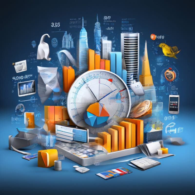 Sales Performance Management Concept Portrayed As Af Stock Illustration ...