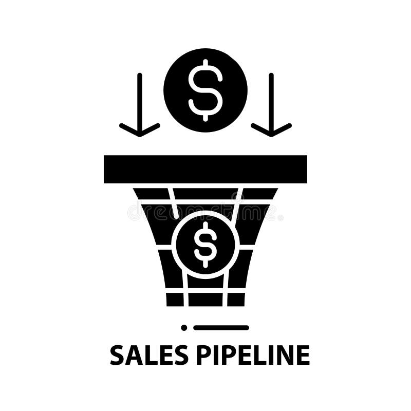 Sales Pipeline Line Icon, Outline Symbol, Vector Illustration, Concept ... Sales Pipeline Line Icon, Outline Symbol, Vector Illustration, Concept ...