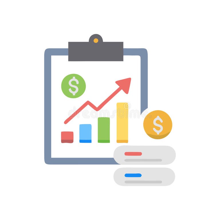 Sales Plan Icon for Strategy Stock Image - Illustration of diversity ...