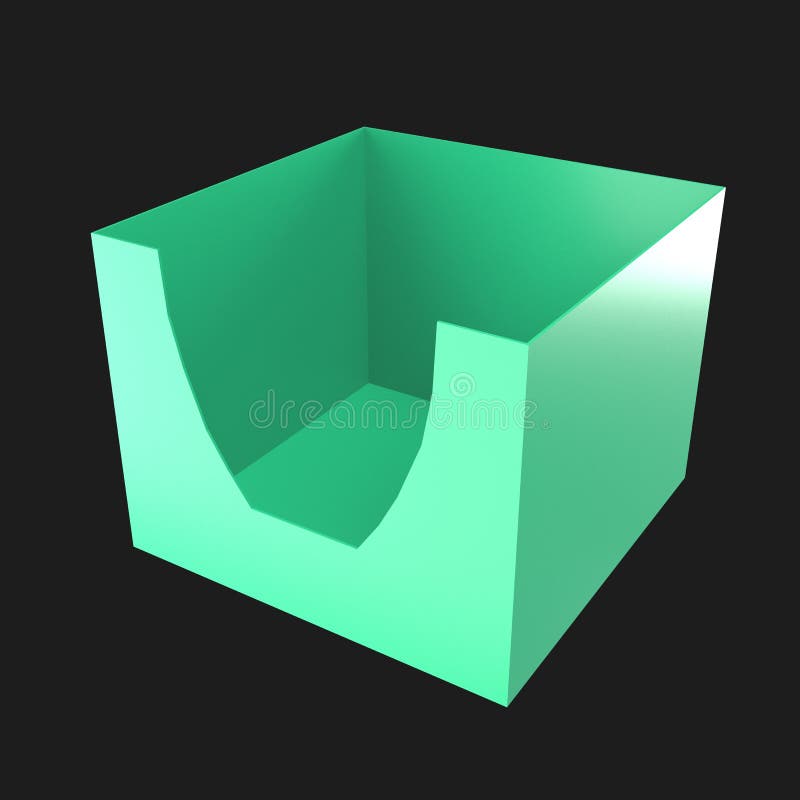 Sales Point Box 3d Illustration Stock Illustration - Illustration of ...