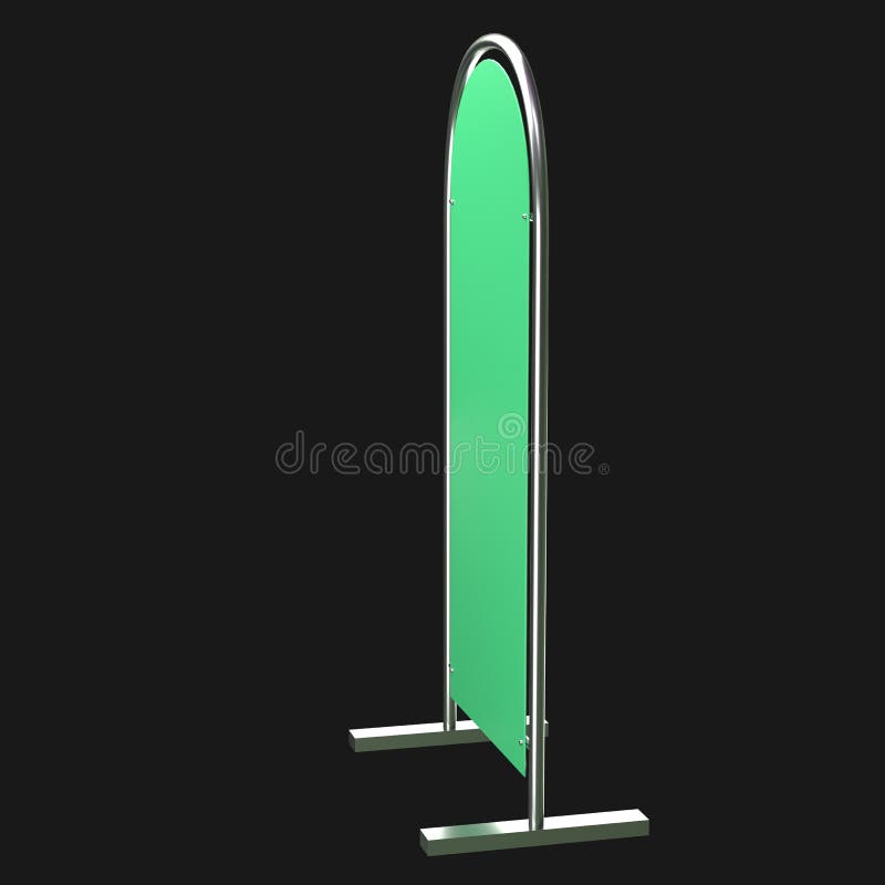 Sales Point Stand 3d Illustration Stock Illustration - Illustration of ...