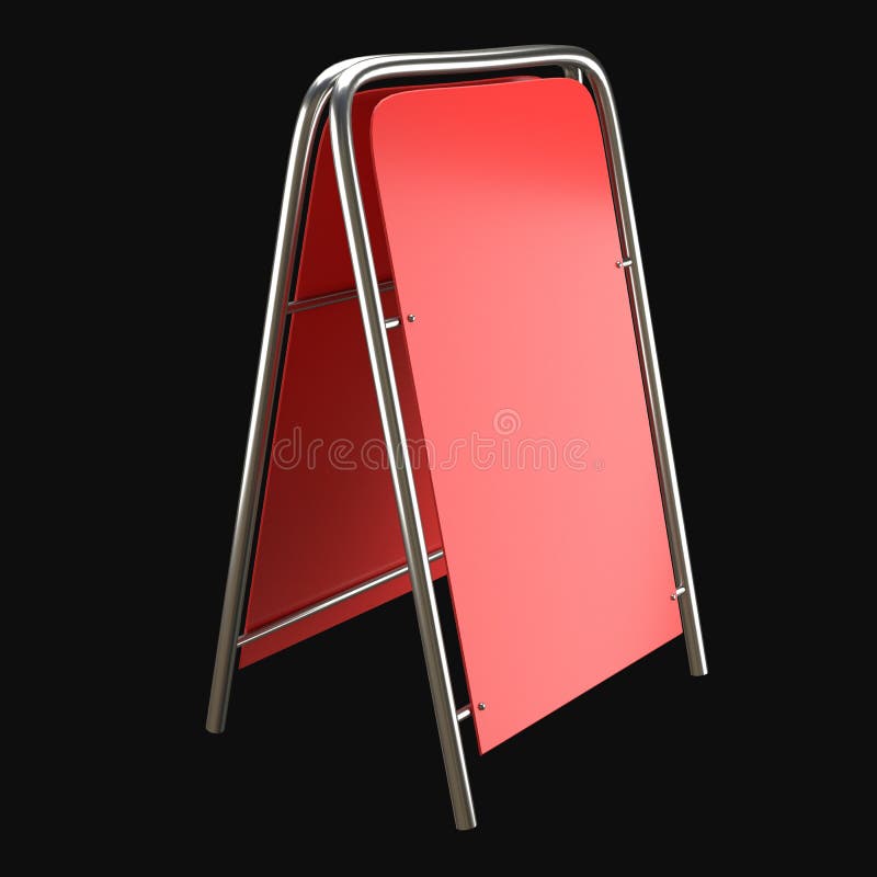 Sales Point Stand 3d Illustration Stock Illustration - Illustration of ...