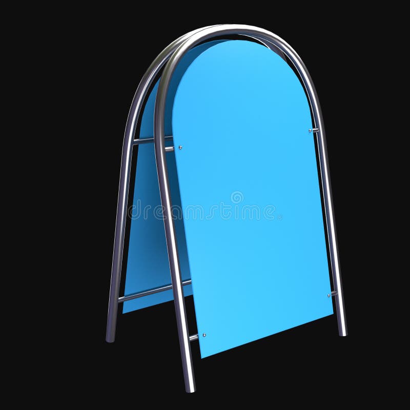 Sales Point Stand 3d Illustration Stock Illustration - Illustration of ...