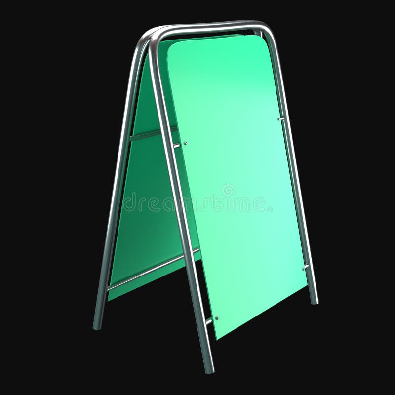 Sales Point Stand 3d Illustration Stock Illustration - Illustration of ...