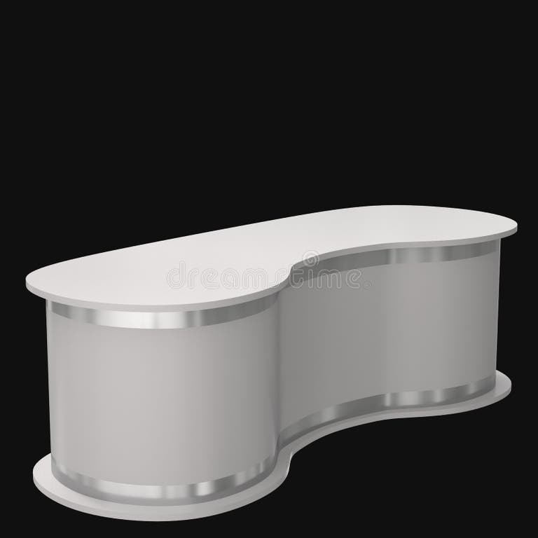 Sales Point Stand 3d Illustration Stock Illustration - Illustration of ...