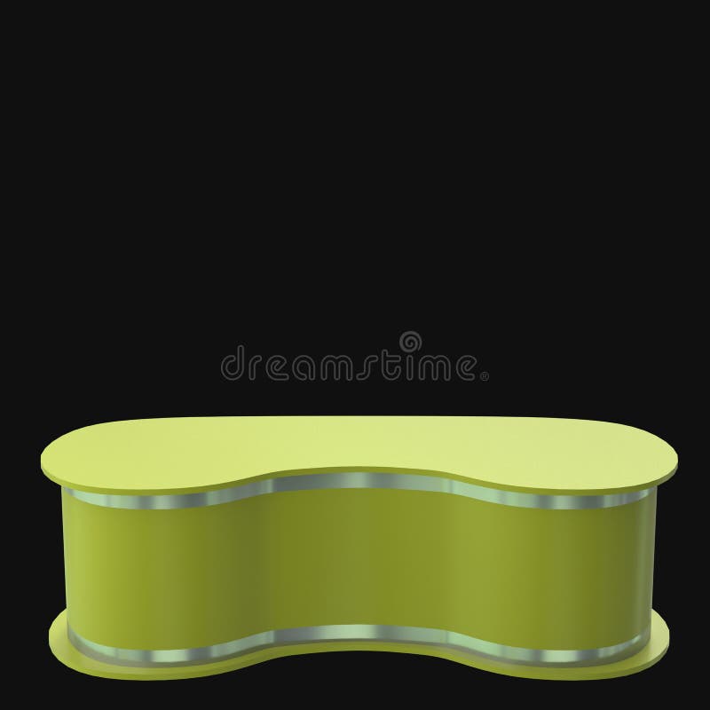 Sales Point Stand 3d Illustration Stock Illustration - Illustration of ...