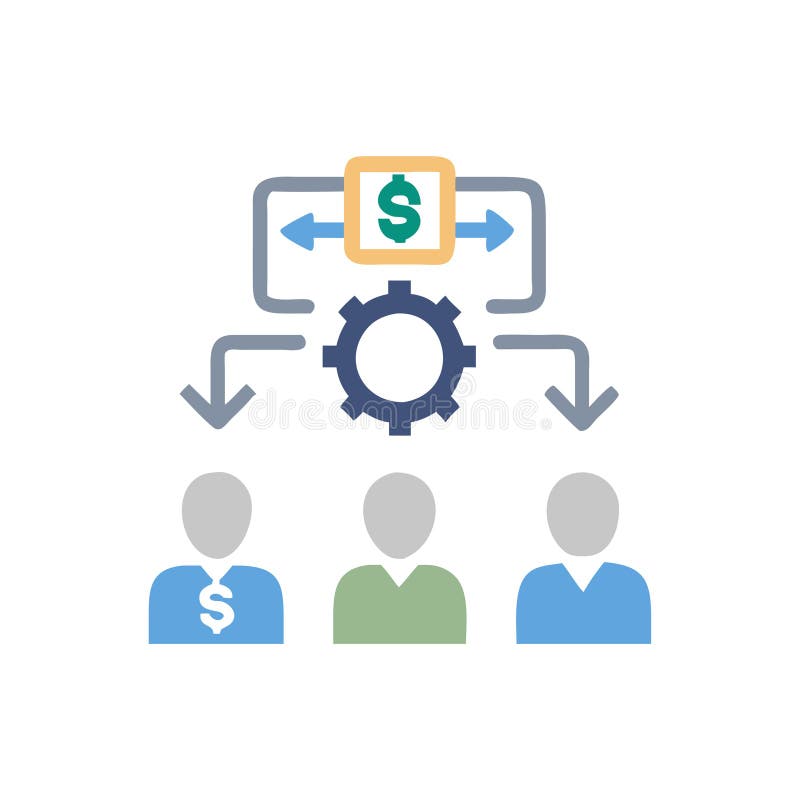 Sales Process Icon for Workflow Stock Image - Illustration of ...