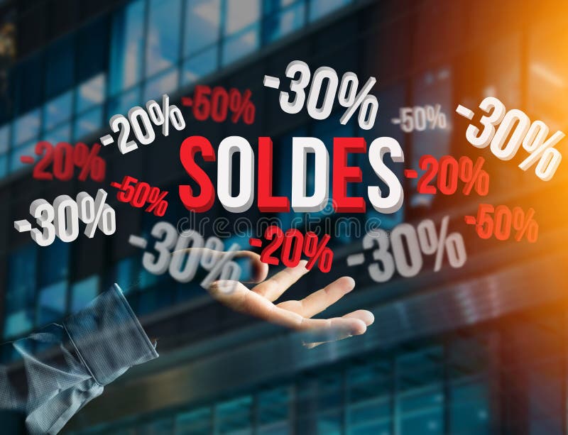 Sales Promotion 20 30 and 50 Flying Over an Interface - Shopping ...