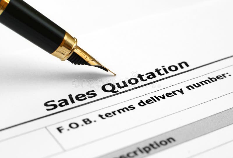 Sales Quotation and Calculator Stock Image - Image of market, quote ...