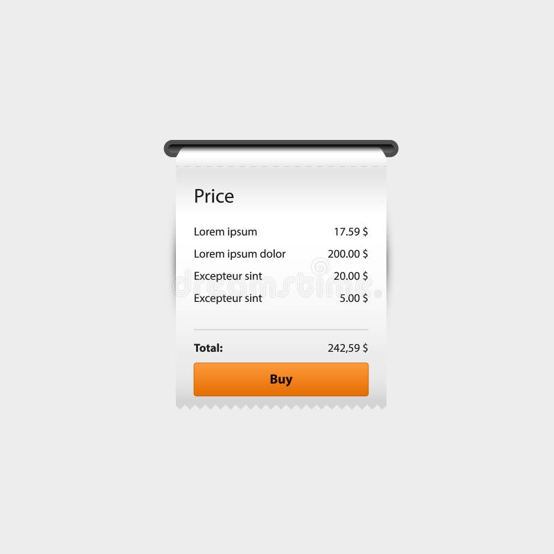 Till Receipt Template Premium : Receipt Forms