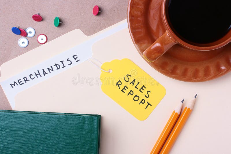 Sales report stock image. Image of pencil, bill, blue - 16575547