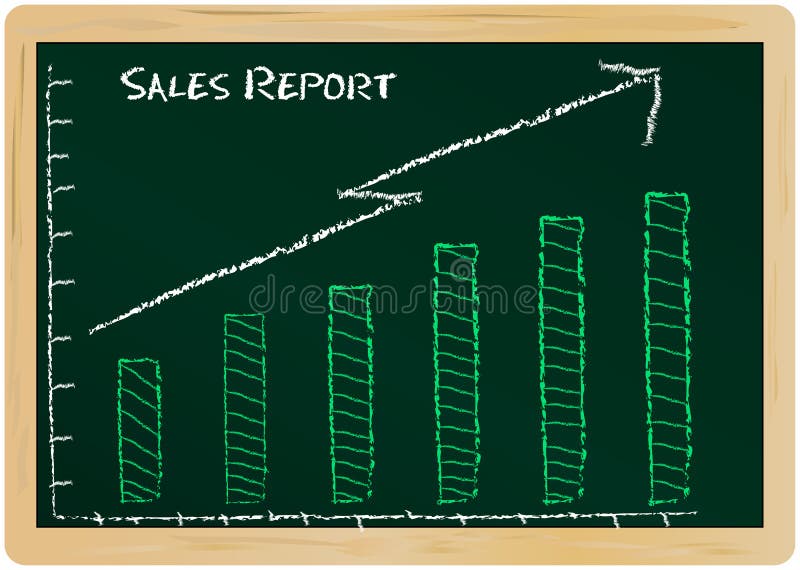 Sales report stock vector. Illustration of competition - 22561286