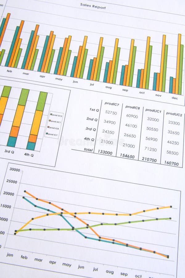 Sales report stock image. Image of diagram, firm, document - 5833683