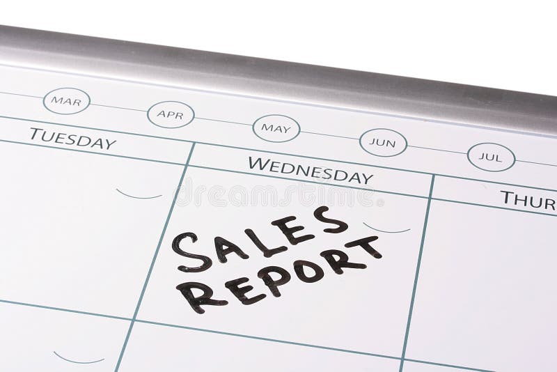 Sales Report stock image. Image of calculator, management - 1699421