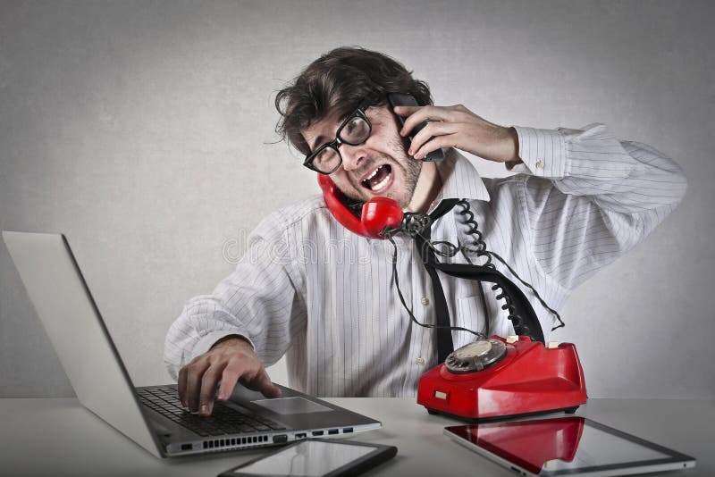 Sales representative stock image. Image of calls, confusion - 52348873