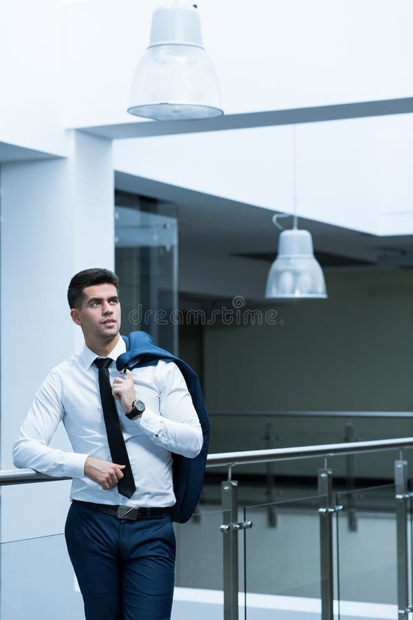Sales Representative in an Office Building Stock Photo - Image of ...