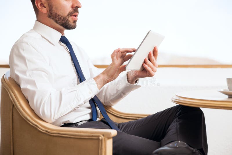 A Sales Representative Idea Business Offers a Home Purchase Contract To ...