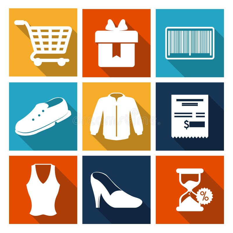 Sales and retail stock illustration. Illustration of commerce - 50584407