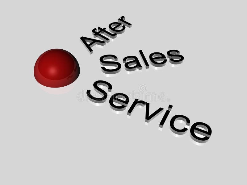 After Sales Service stock illustration. Illustration of marketing ...