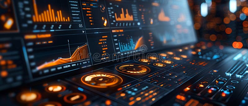 Sales Strategist Analyzing Conversion Funnels on Multiple Dashboards ...