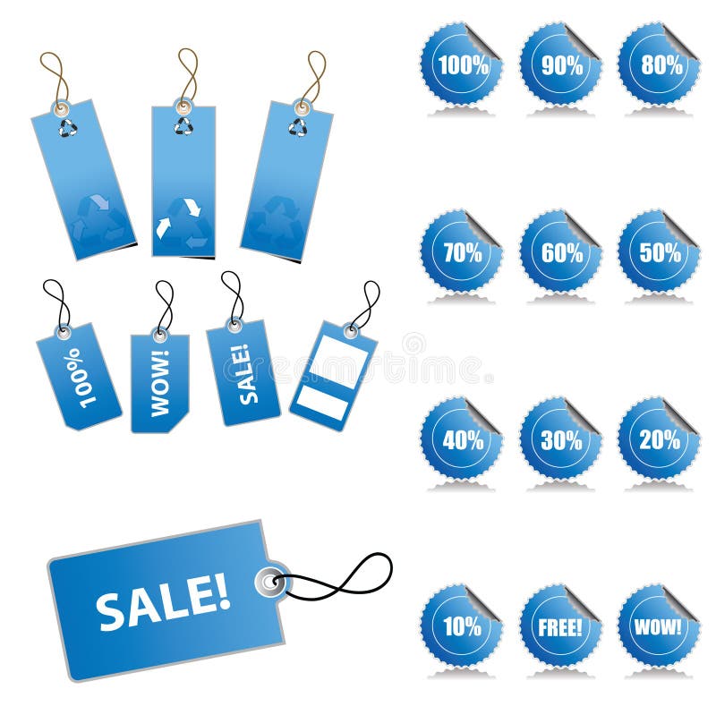 Sales Tags stock illustration. Illustration of place, isolated - 6633486
