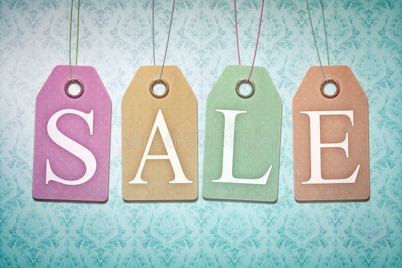 Sales tags stock illustration. Illustration of hanging - 50322852